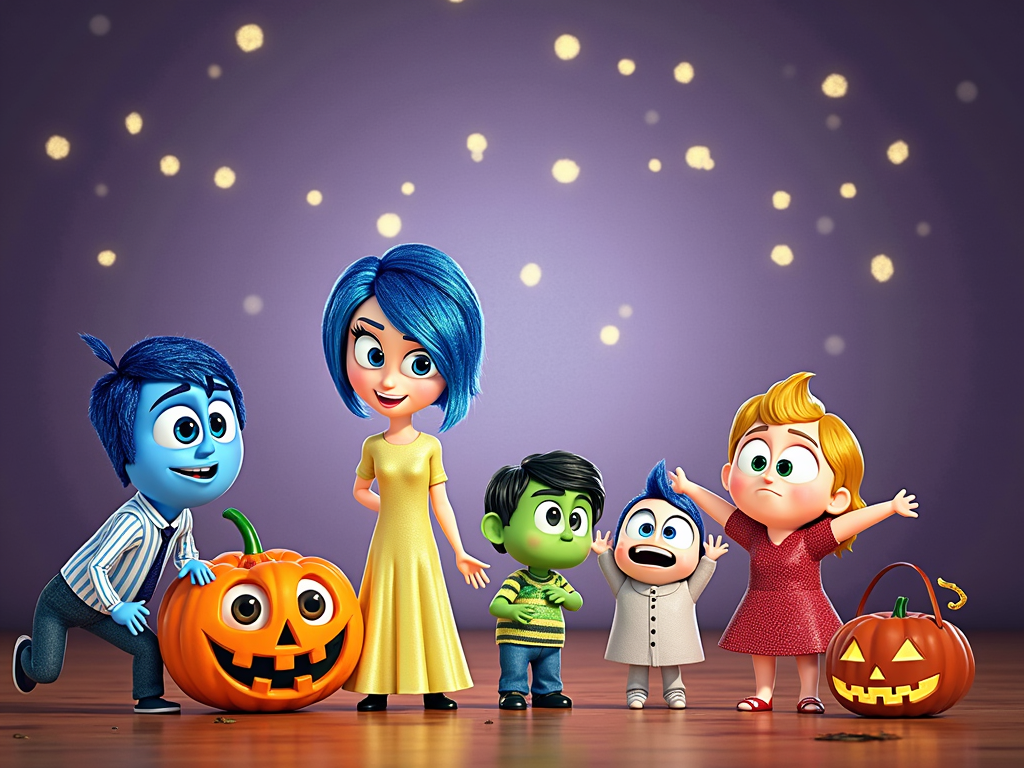 Inside Out Halloween Activity Sheets: The Secret Emotional Intelligence ...