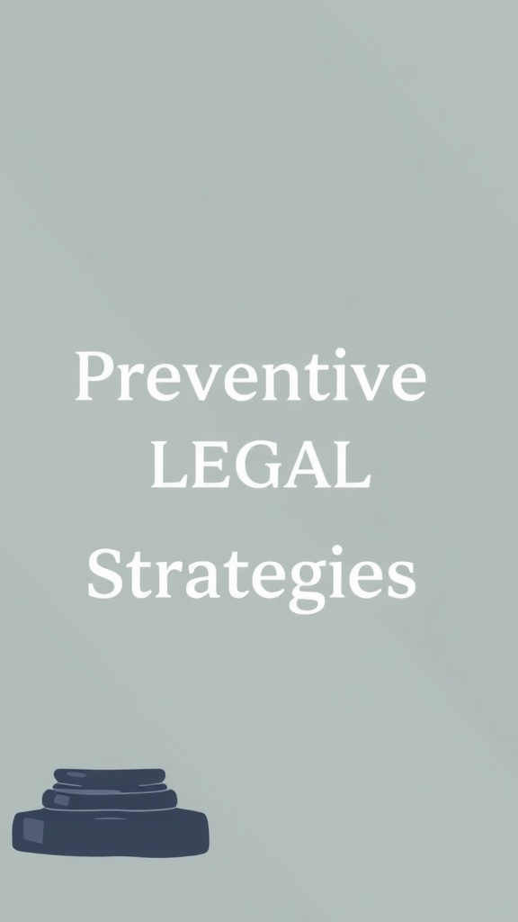 Preventive Legal Strategies: 8 Practical Steps to Reduce Risk and Save ...