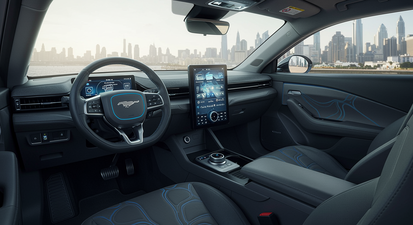 mustang mach e interior | BasedLabs.ai