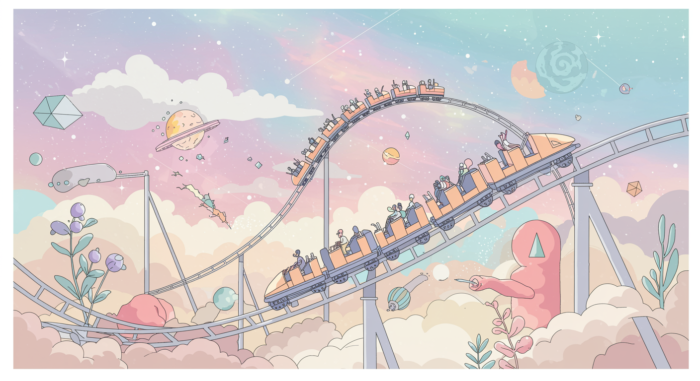 roller coaster drawing | BasedLabs.ai