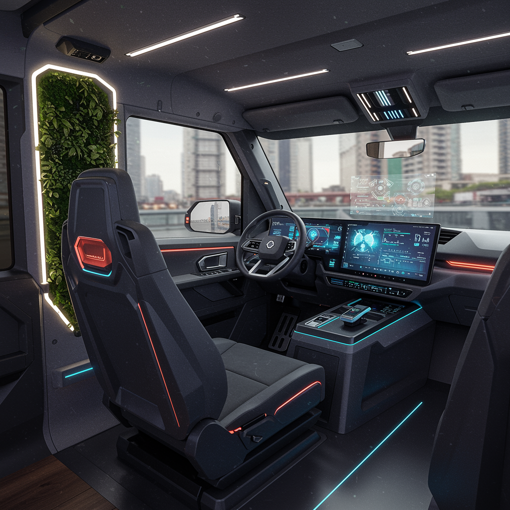 interior of cybertruck | BasedLabs.ai