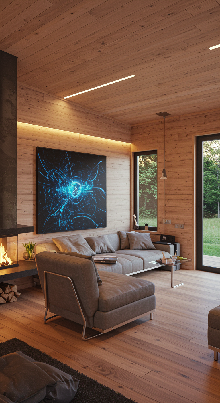 finished shed house interior | BasedLabs.ai